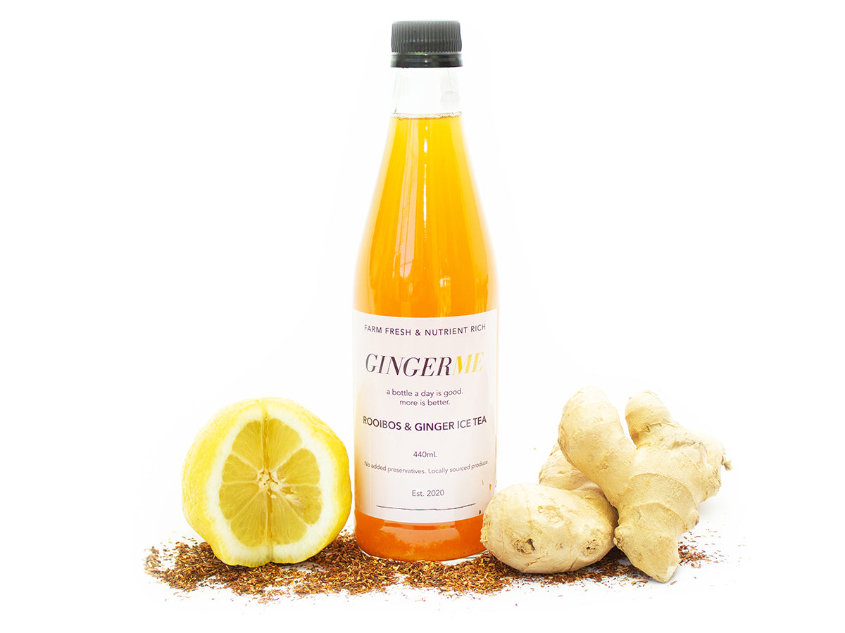 Rooibos & Ginger Iced Tea (440ml) – GingerMe